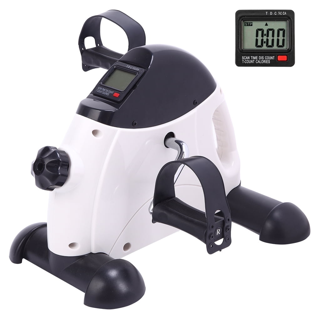SEGMART Mini Pedal Exercise Bike, Under Desk Cycle Peddler, LCD Display ...