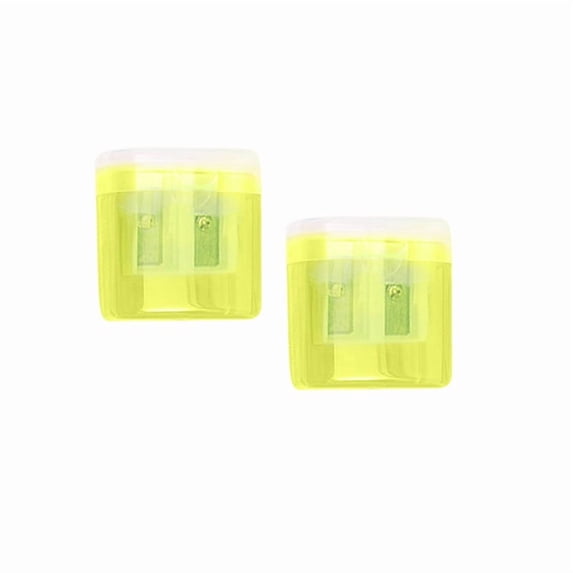 Mini Pencil Sharpener Transparent Classroom Supplies Candy Color Pencil ...