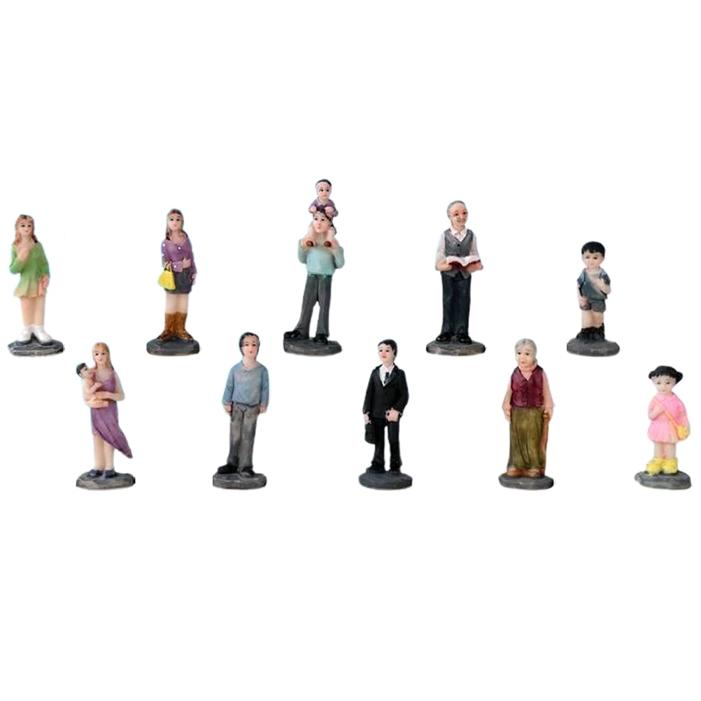 Mini People Figures Sand Table Statue Desktop Decoration Small ...