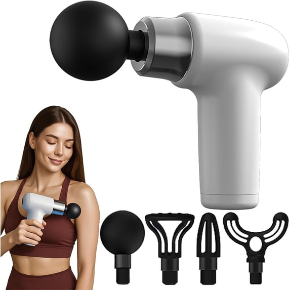 Mini Percussion Massage Gun, Portable Deep Tissue Muscle Massager with ...