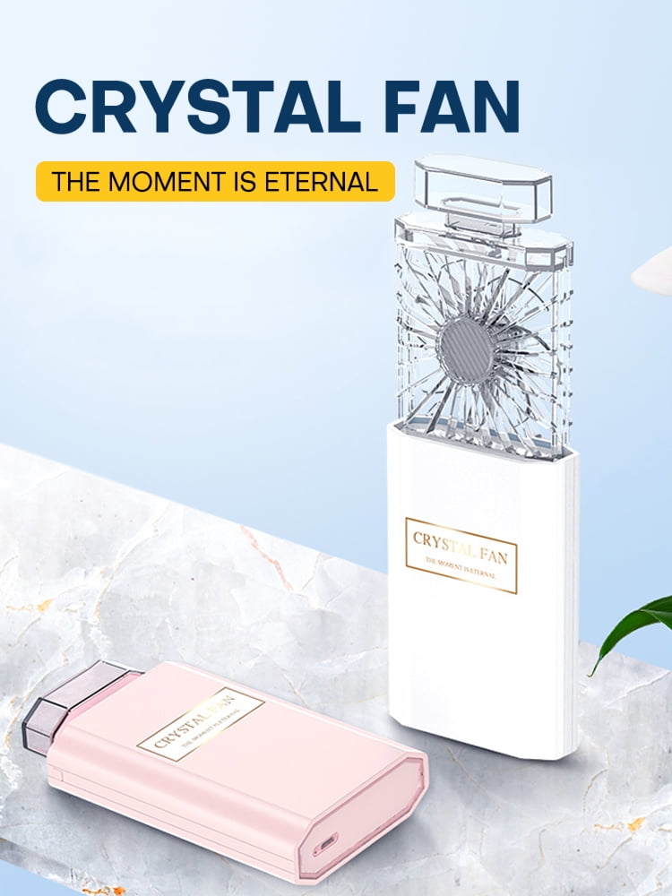 Mini Perfume Fan Handheld Fan Retractable Mini Personal Fan 3 Speeds ...