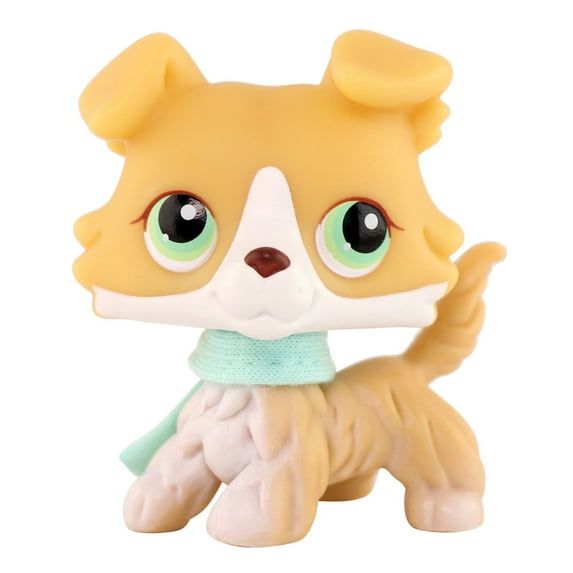 Mini Pet Shop lps Toys,Cute Collie #272,with Accessories,Bobble Head ...