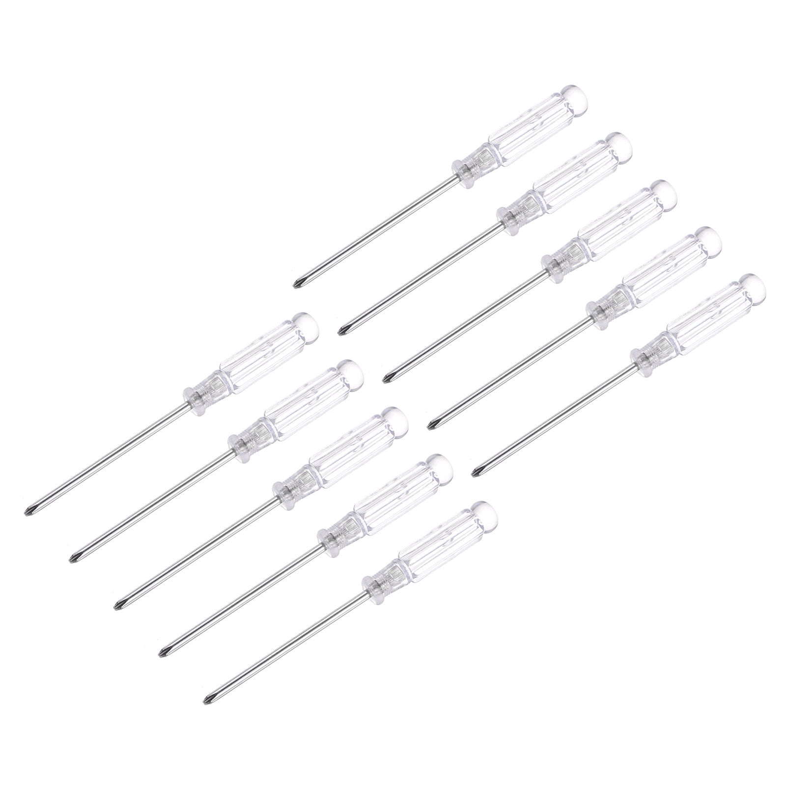 Uxcell Mini Phillips Screwdriver, 3.0mm Cross Head with Clear Handle ...