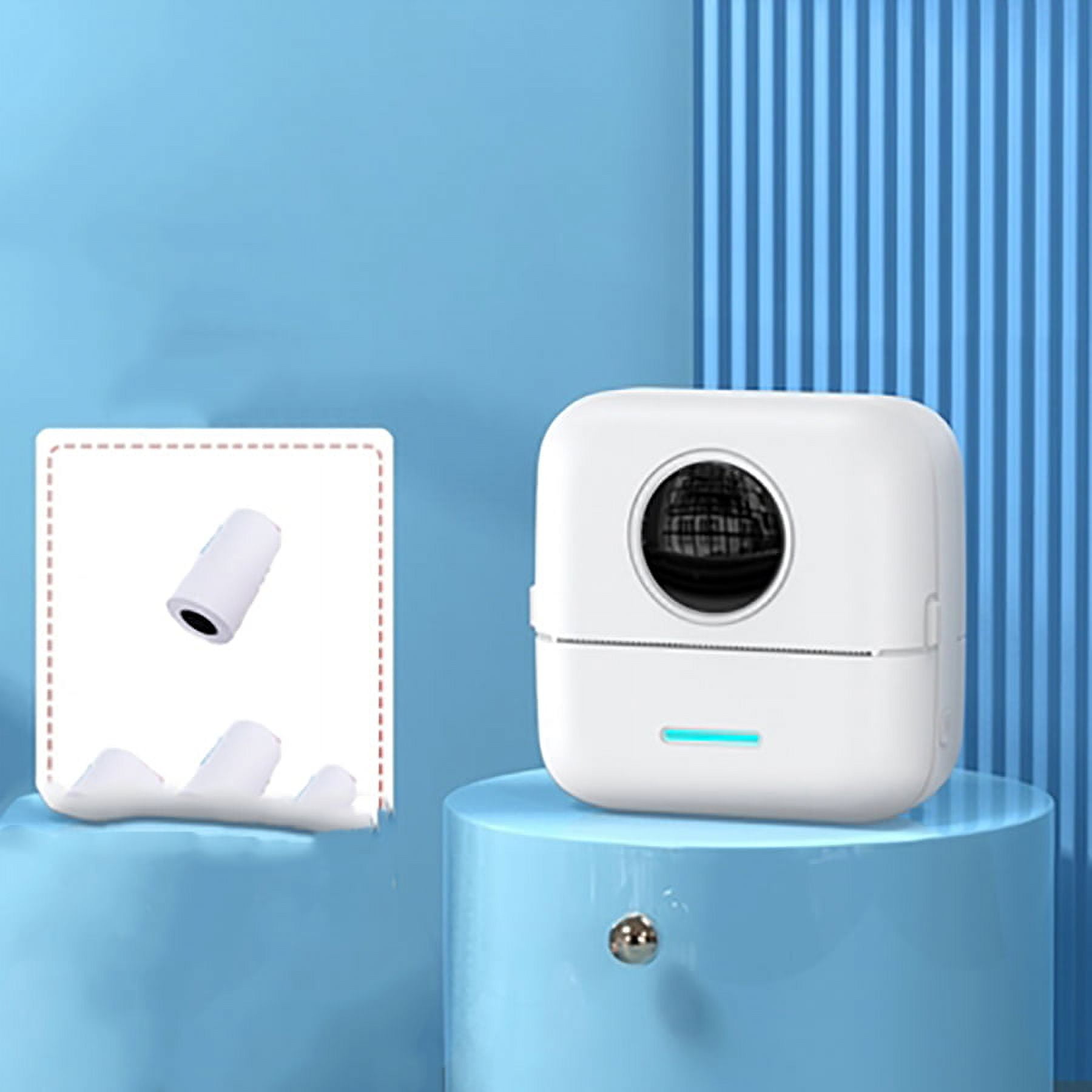 Mini Photo Printer Wireless Bluetooth Thermal Pocket Printer for Photo ...