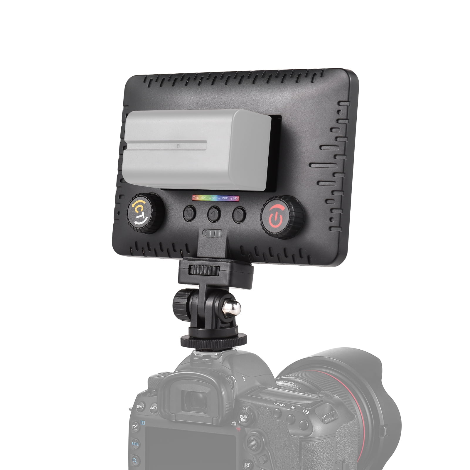 For Mini Photography Lamp Dimmable LED Light Portable Vlog Light 196 ...