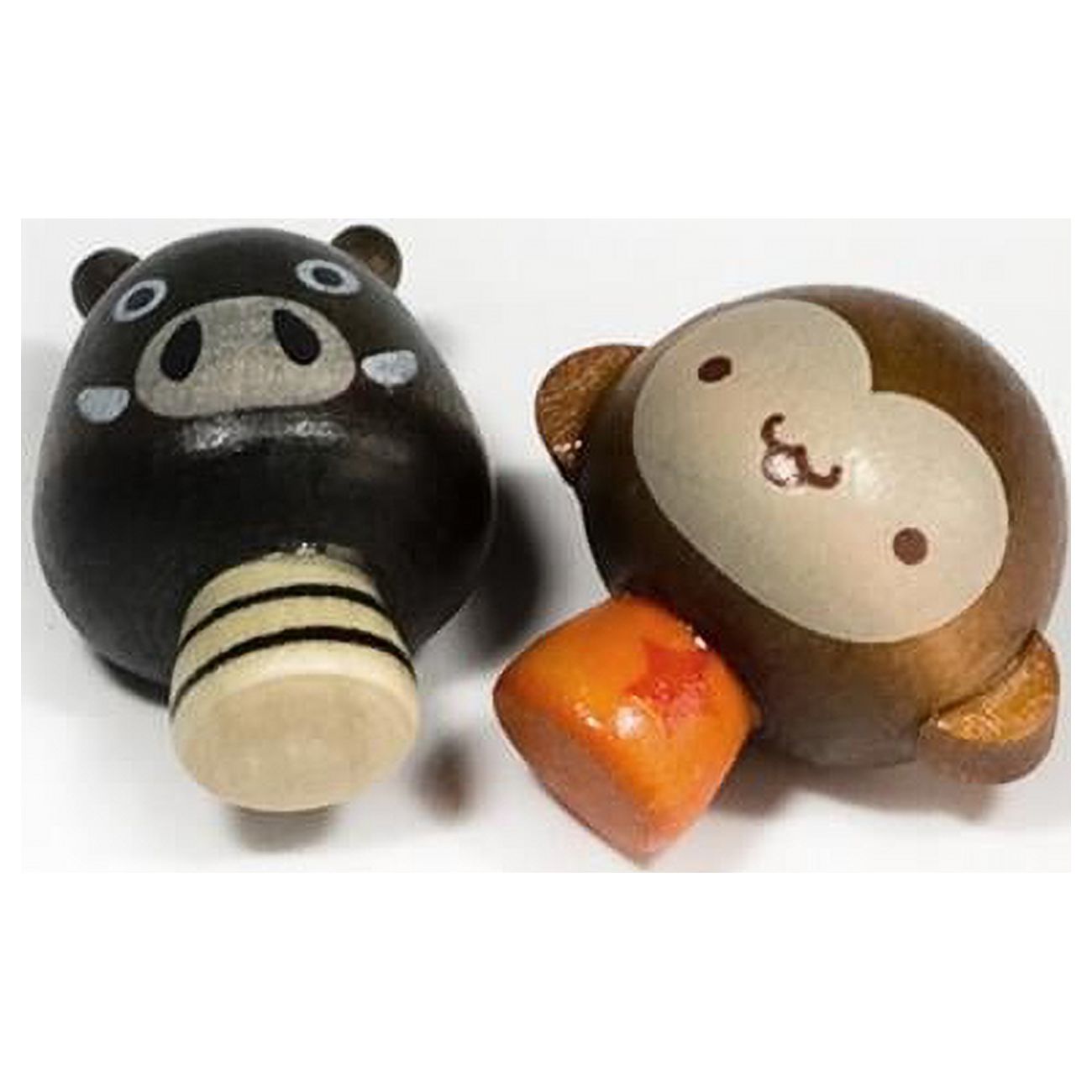Mini Pig and Monkey - Refrigerator Magnets - Animal Magnets (Set of 2 ...