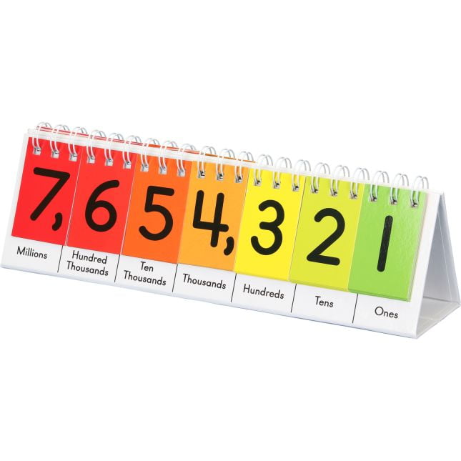 Mini Place Value Flip Charts - Set of 6 - Walmart.com