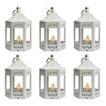Mini Small Moroccan Lantern Decorative LED Tea Light Candle Holder for ...