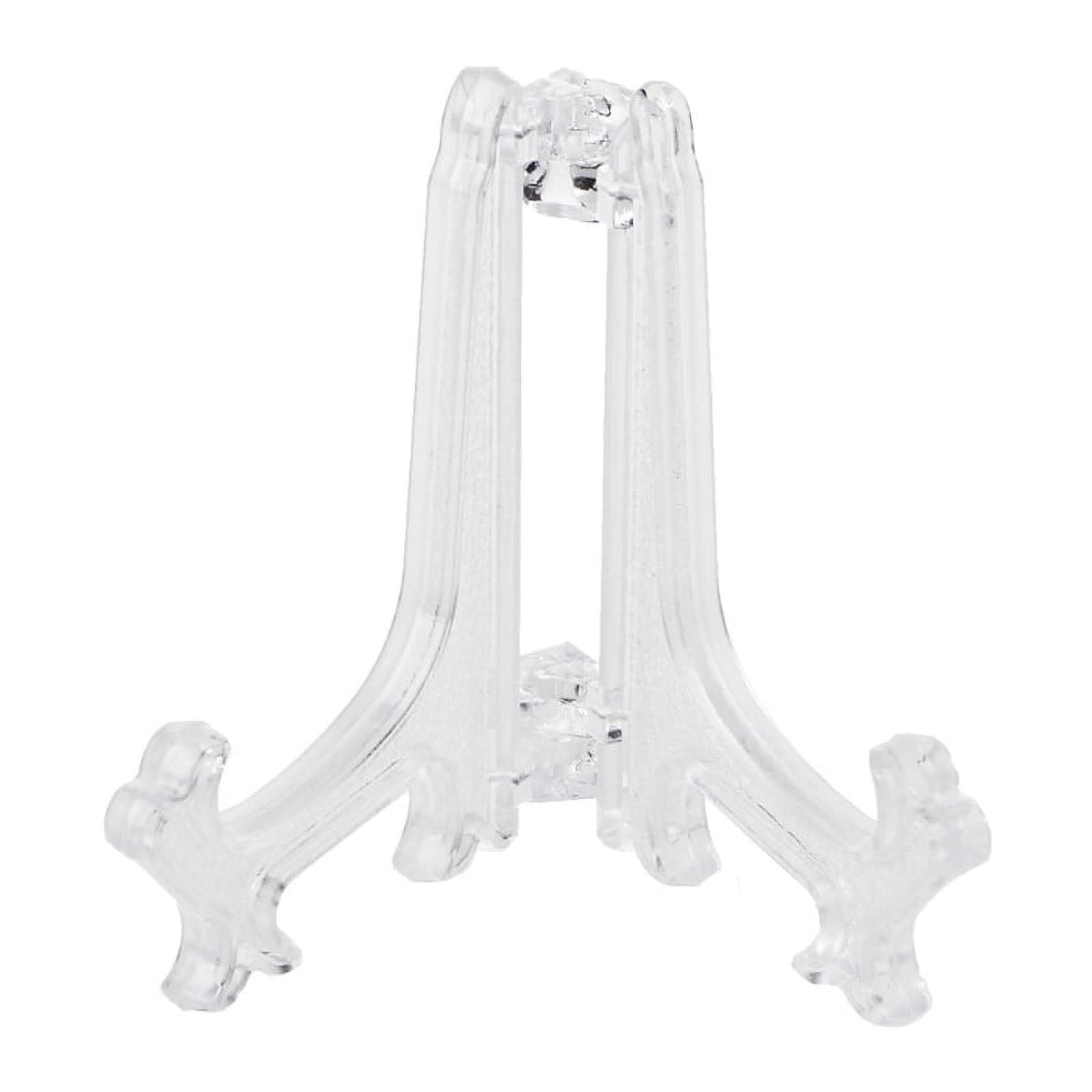 Mini Plastic Coin Display Stand Clear Small Card Display Stoarge Holder ...