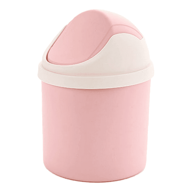 Mini Trash Can Small Garbage Can, Tiny Plastic Trash Bin, Countertop ...