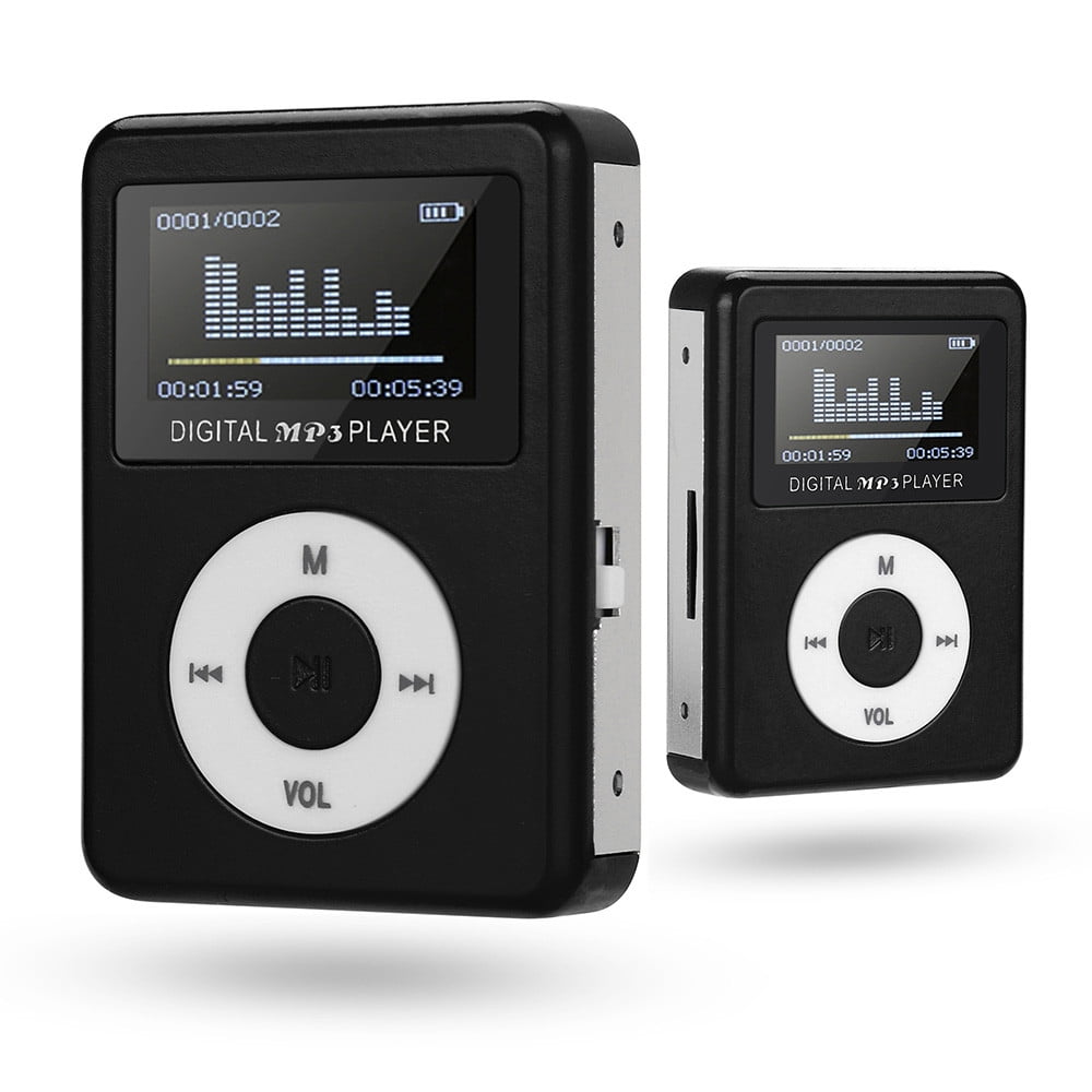 Mini Player with LCD Screen, Portable Mini MP3 Player Sports Digital ...