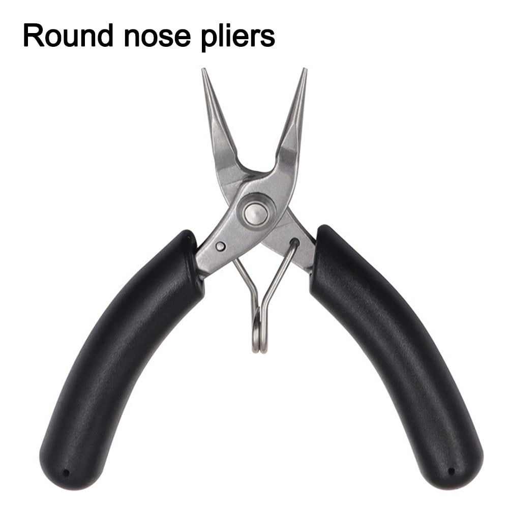 Mini Pliers Diagonal Pliers Round Bent Needle Nose Pliers For DIY Small ...