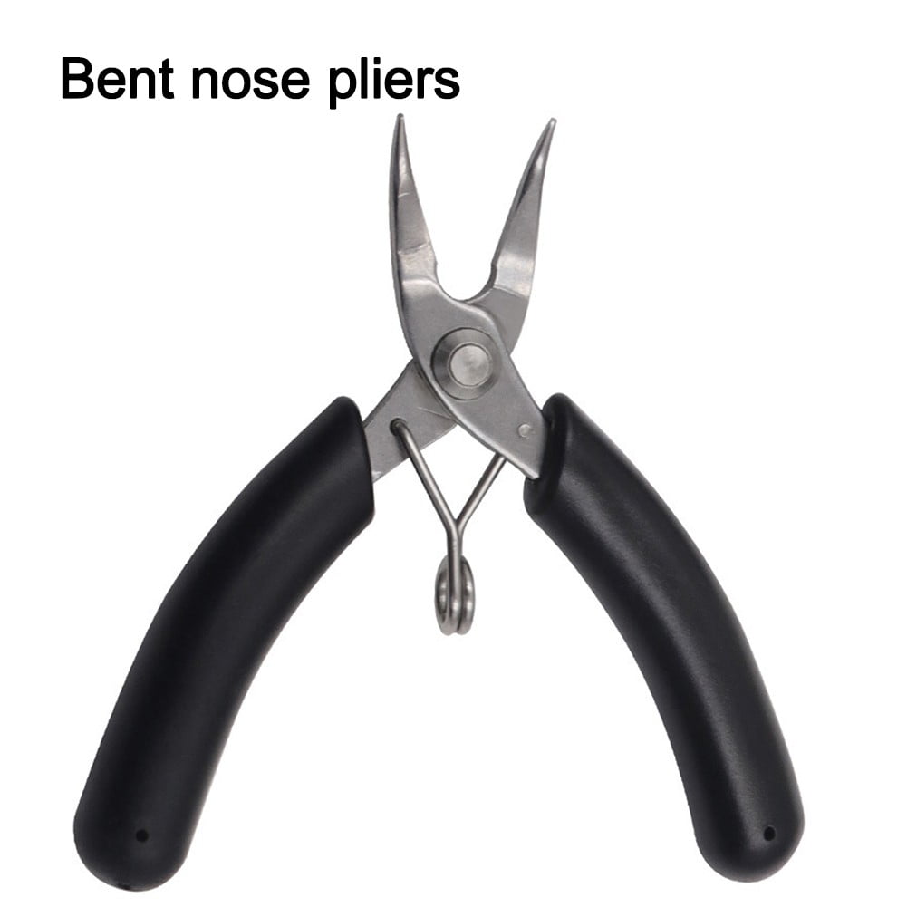 Mini Pliers Diagonal Pliers Round Bent Needle Nose Pliers For DIY Small ...