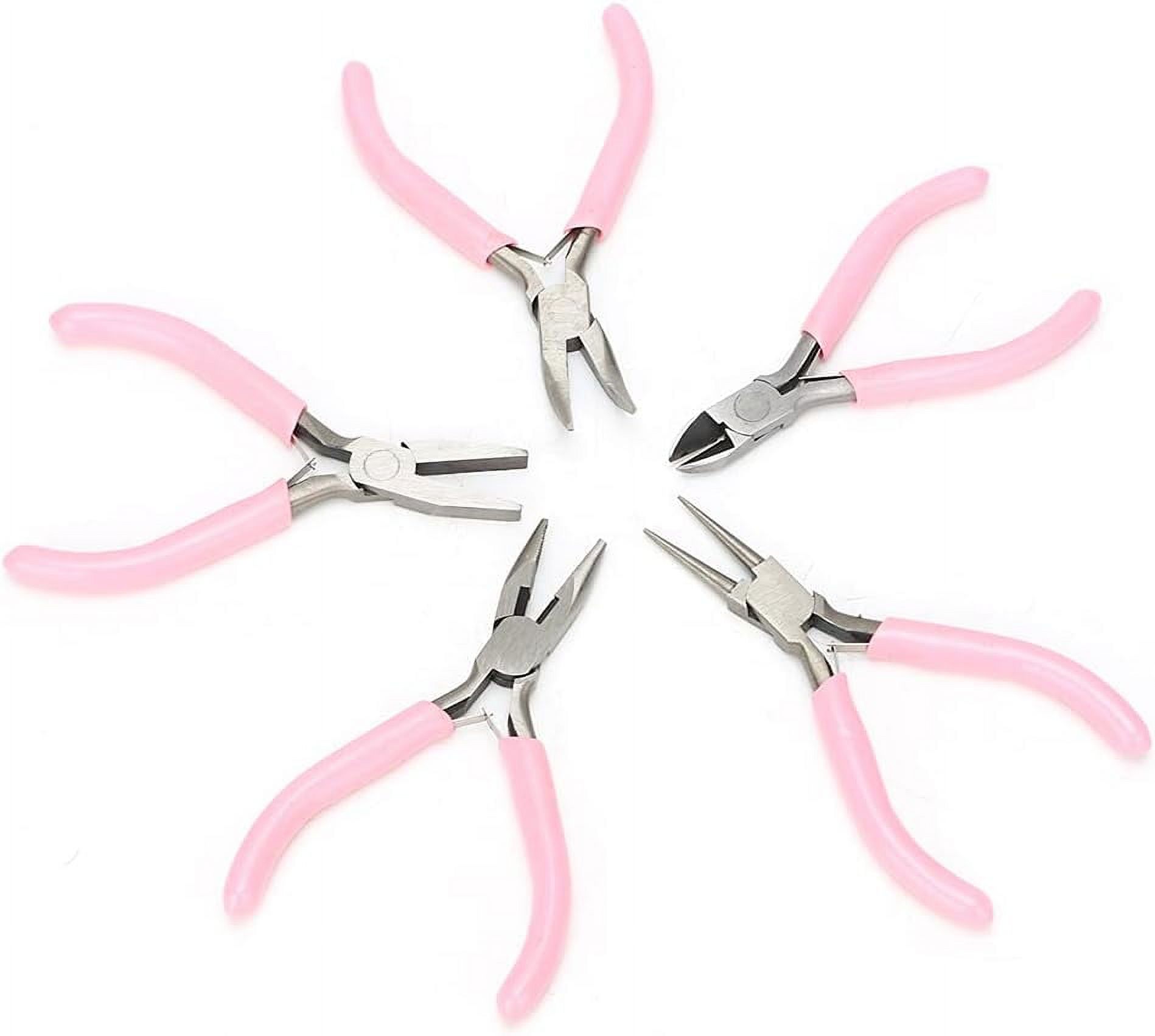 Mini Pliers Set, 4Inch Rust-Resistant Craft And Jewelry Making Tool Kit ...