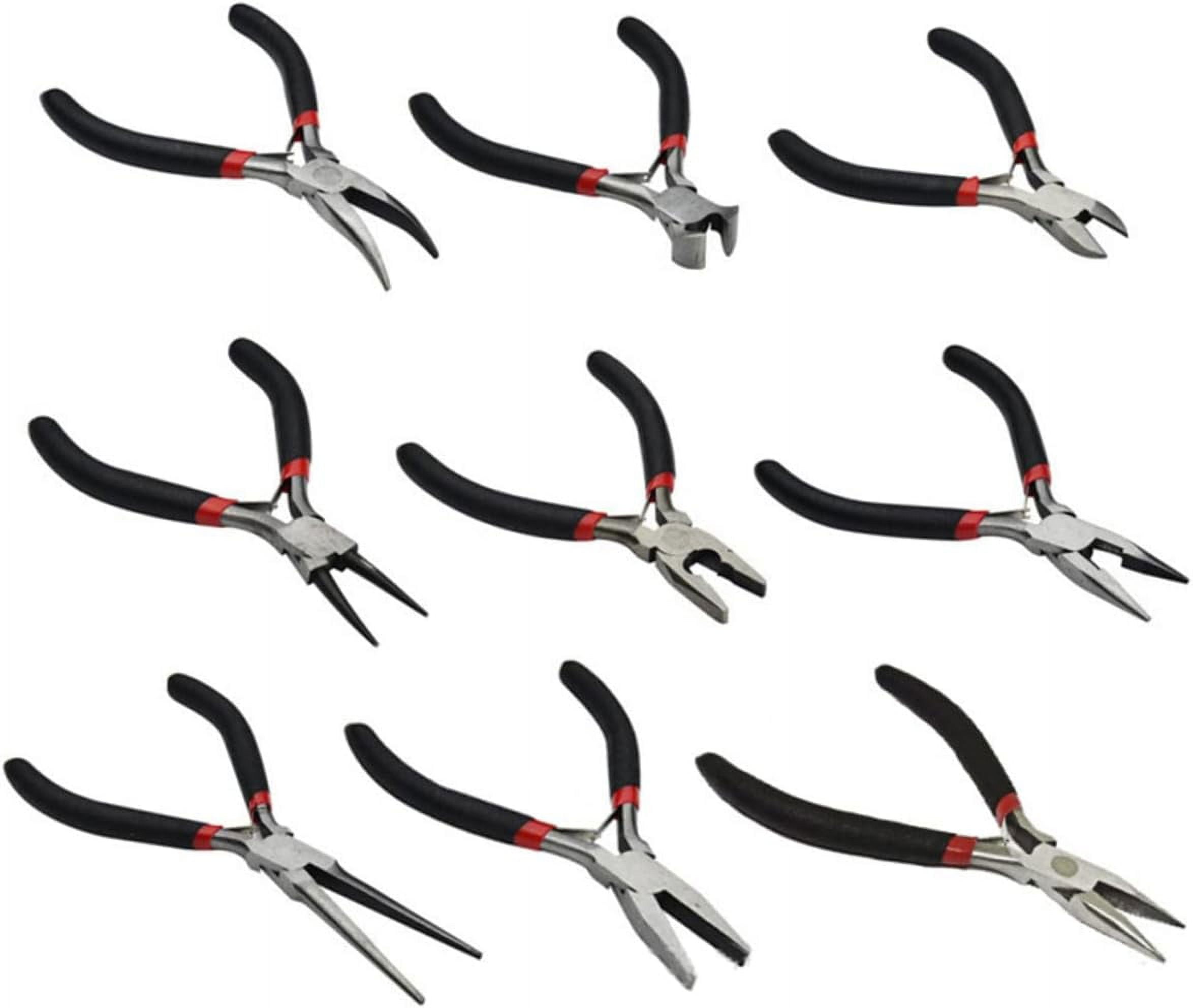 Mini Pliers Wire Cushion End Jewelry Grip Plier Nose Cutting Diagonal ...
