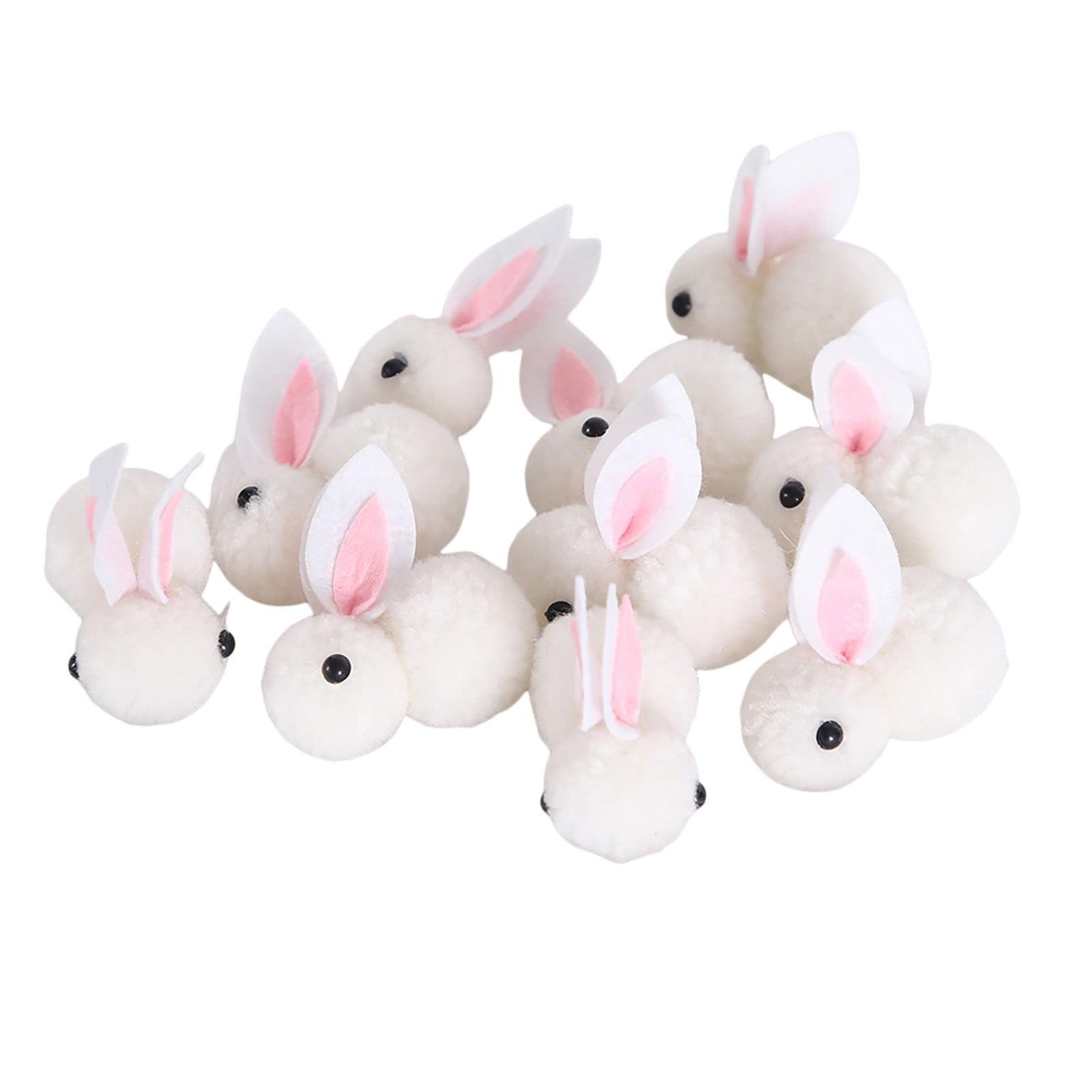 Mini Plush Easter Bunny Animals, Miniature Stuffed Rabbit, Soft Tiny ...