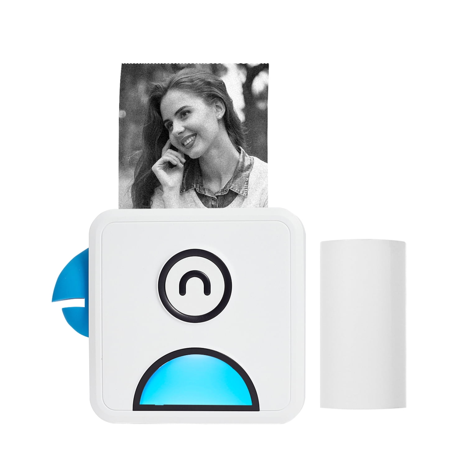 Mini Pocket Bluetooth Photo Printer, Portable Inkless Instant Photo ...