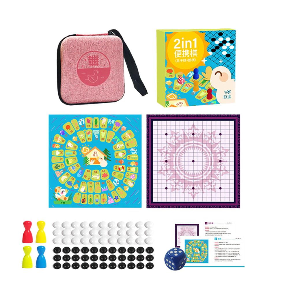 Mini Pocket Chess Gobang Beast Chess Flying Chess Double Checkers ...