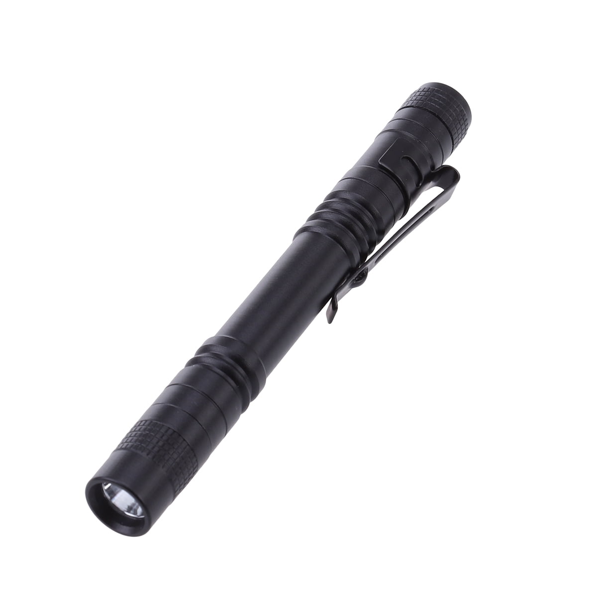 Mini Pocket Flashlight Battery Powered Ultra Bright LED Pen Light Clip ...