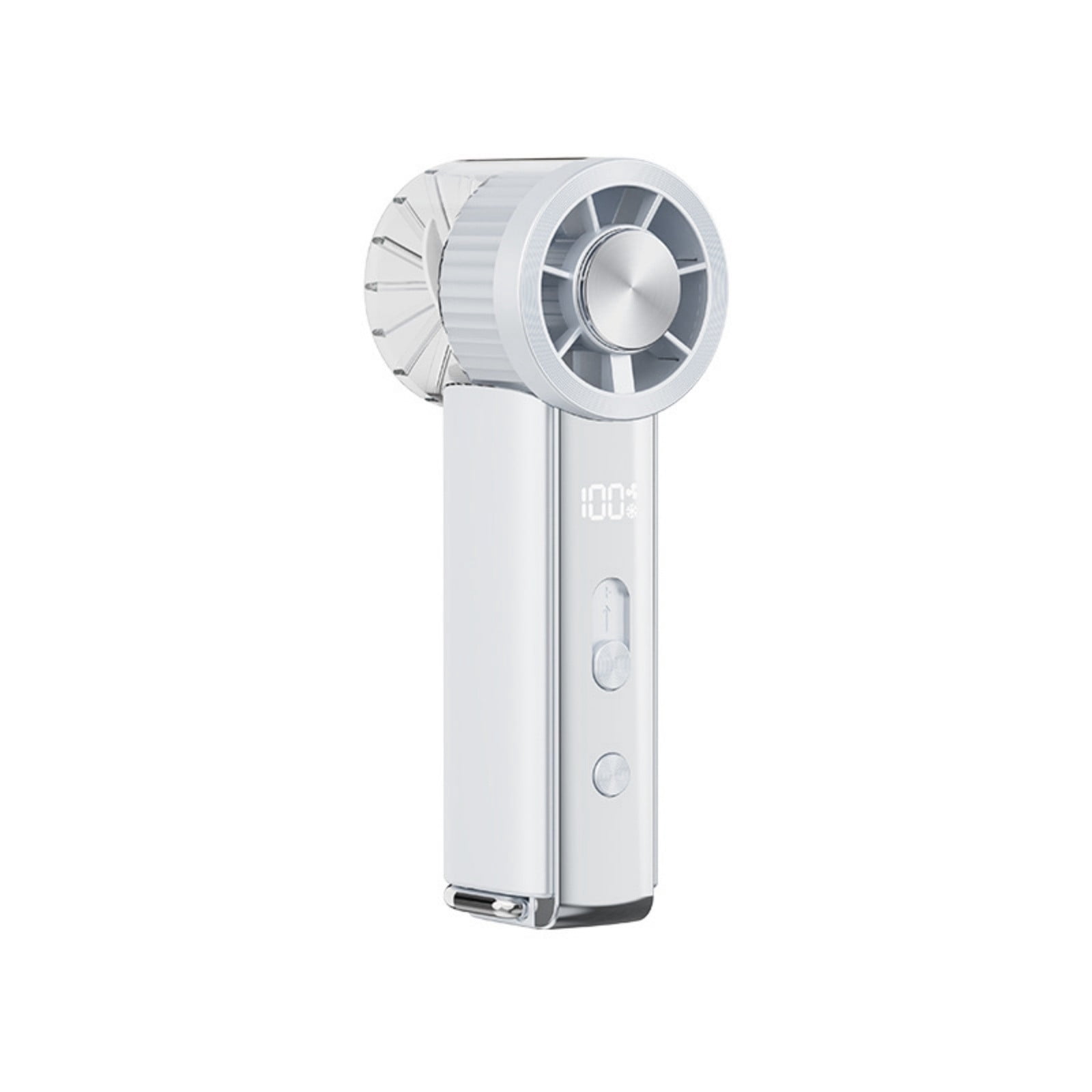 Mini Pocket High Speed Handheld Ice Fan 100-Speed Stepless Adjustment ...