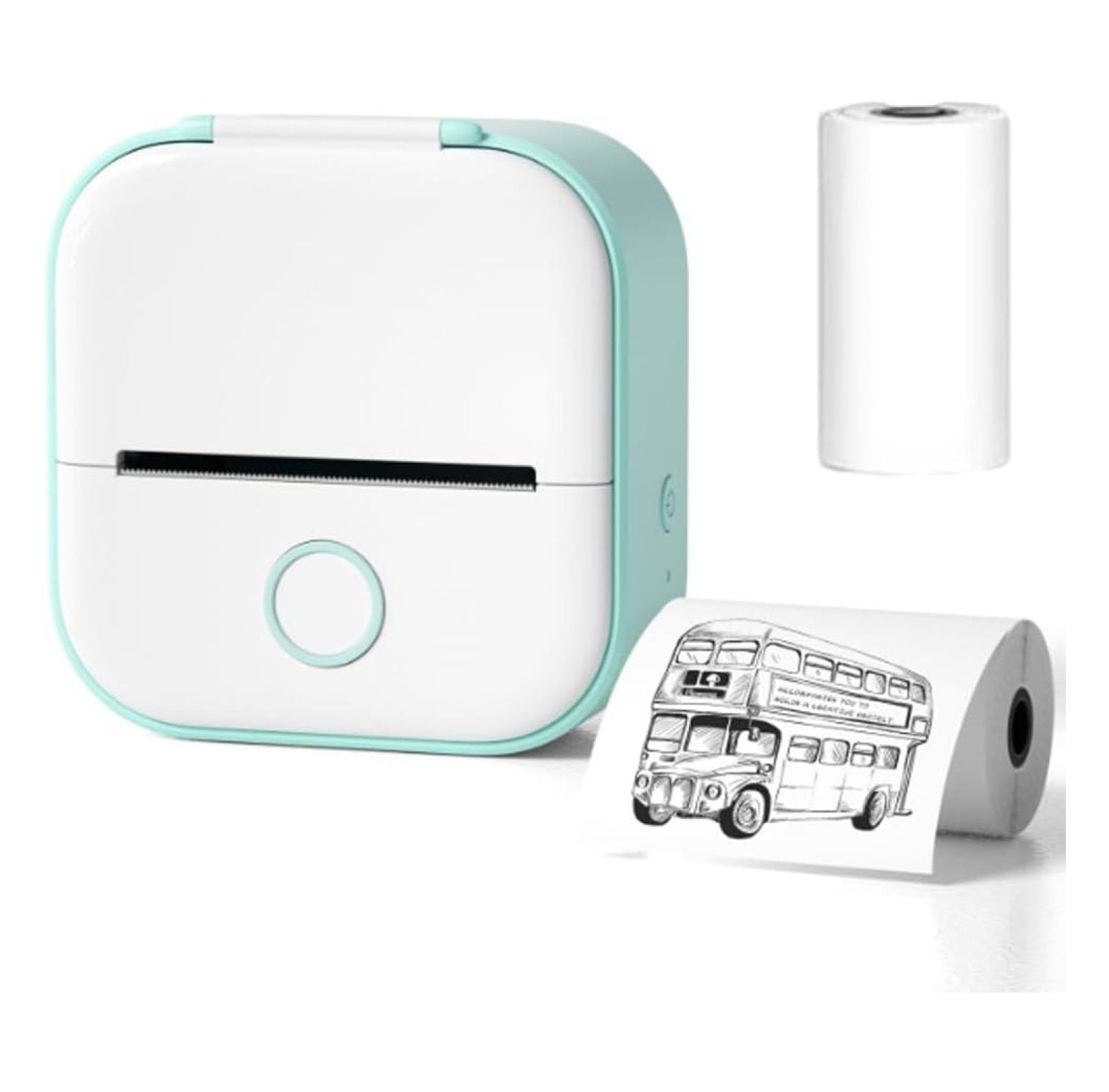 Mini Pocket Printer, 2023 New Inkless Sticky Note Printer Bluetooth ...
