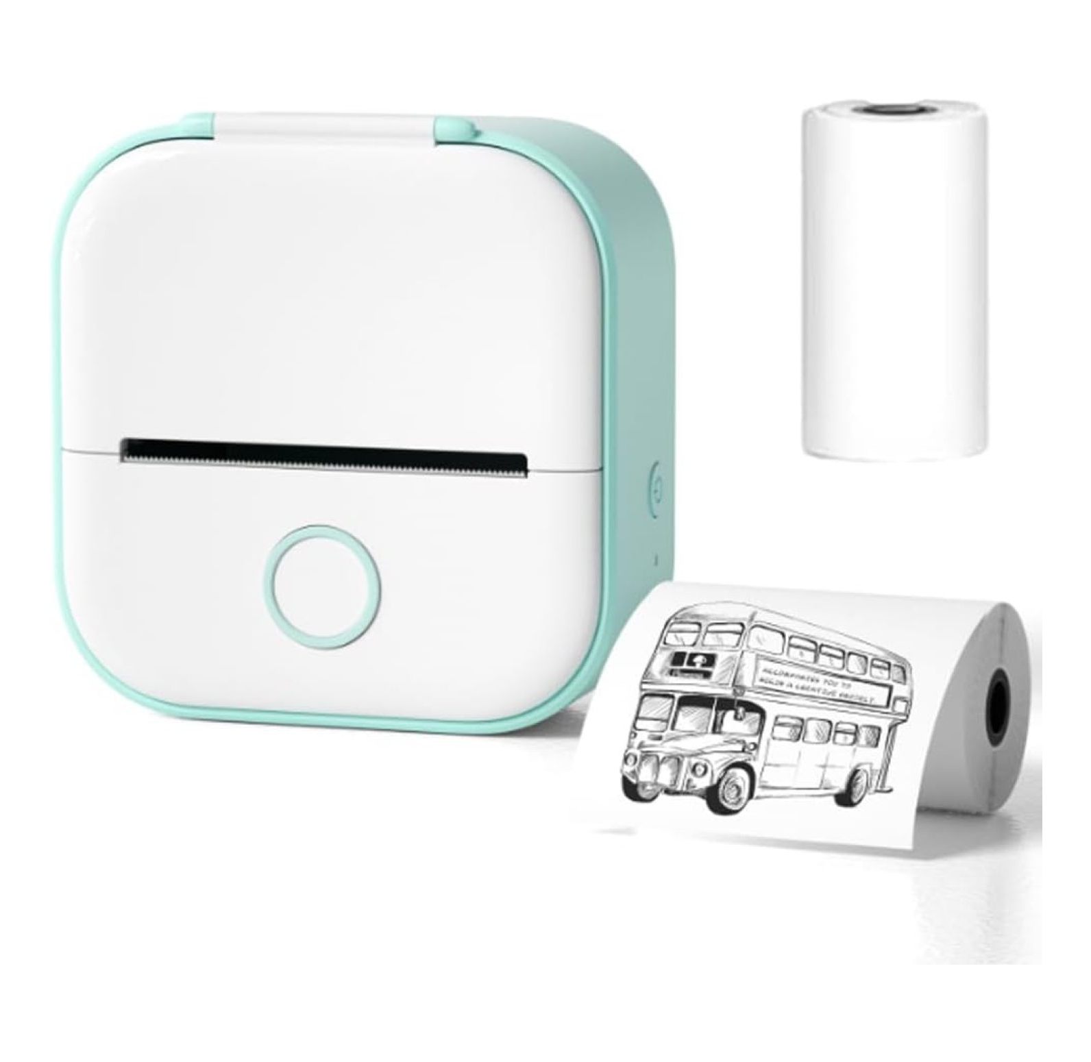 Mini Pocket Printer, 2023 New Inkless Sticky Note Printer Bluetooth ...