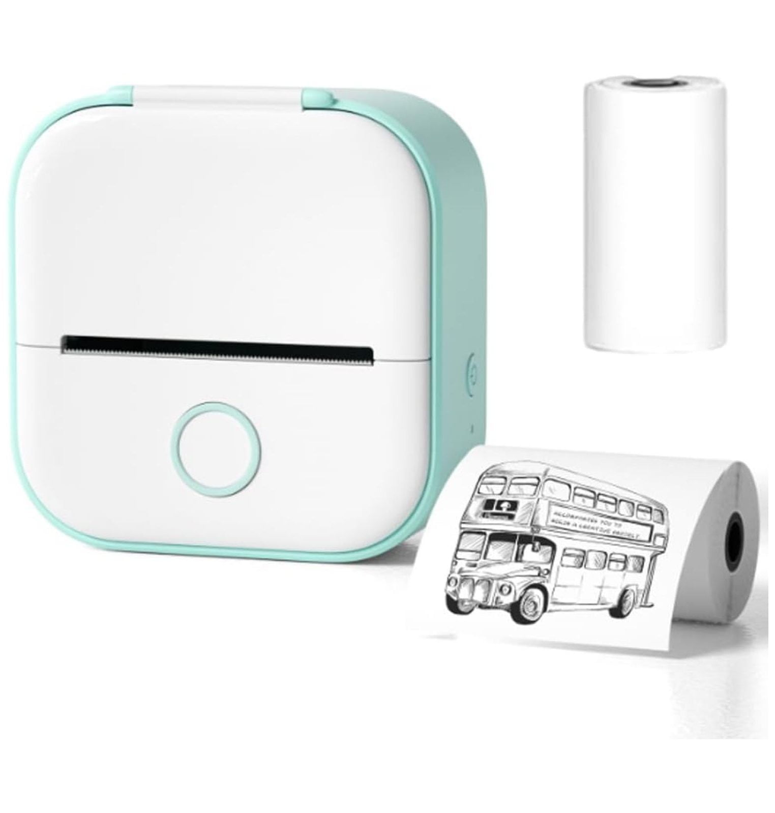 Mini Pocket Printer, 2023 New Inkless Sticky Note Printer Bluetooth ...