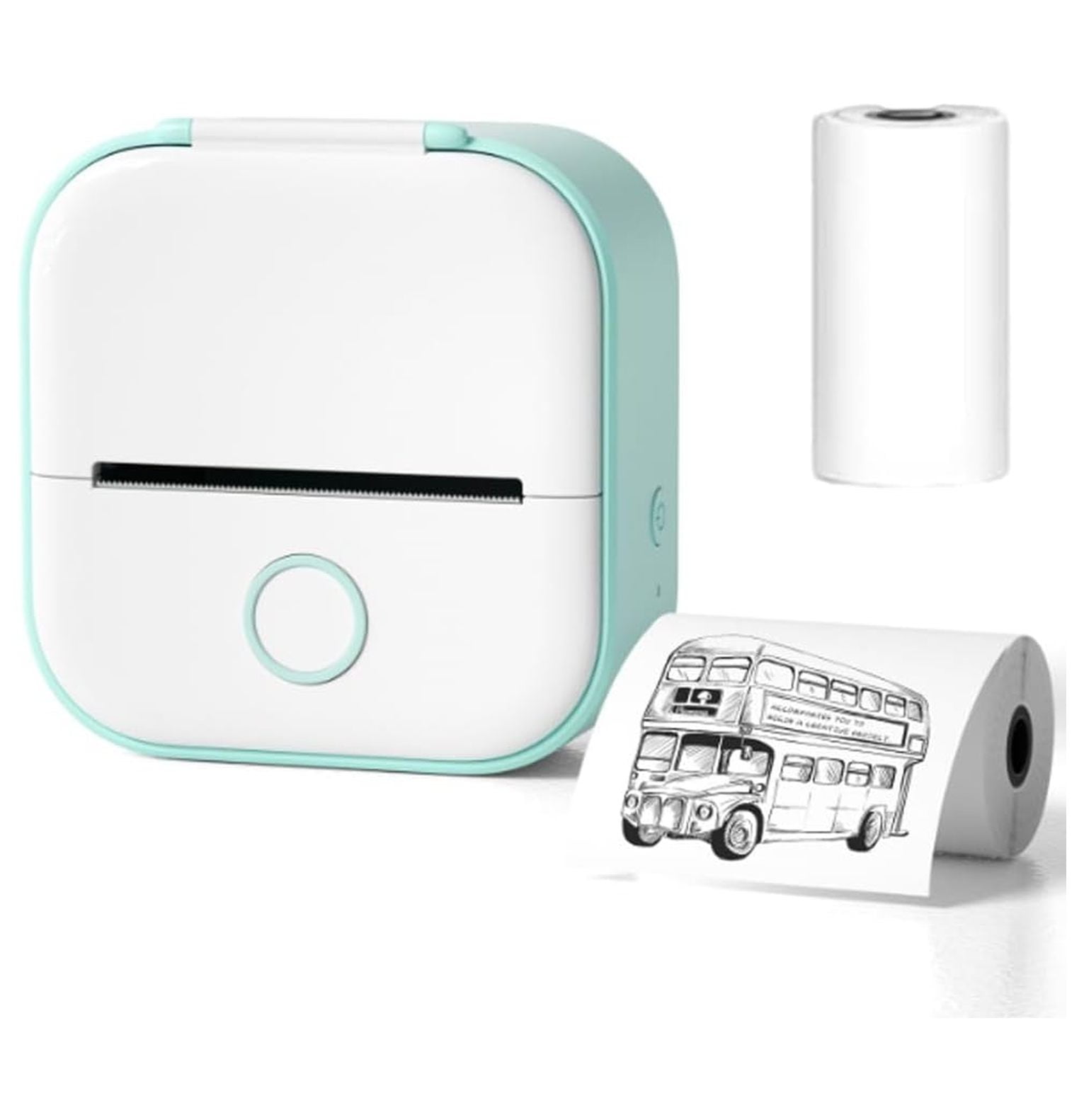 Mini Pocket Printer, 2023 New Inkless Sticky Note Printer Bluetooth ...