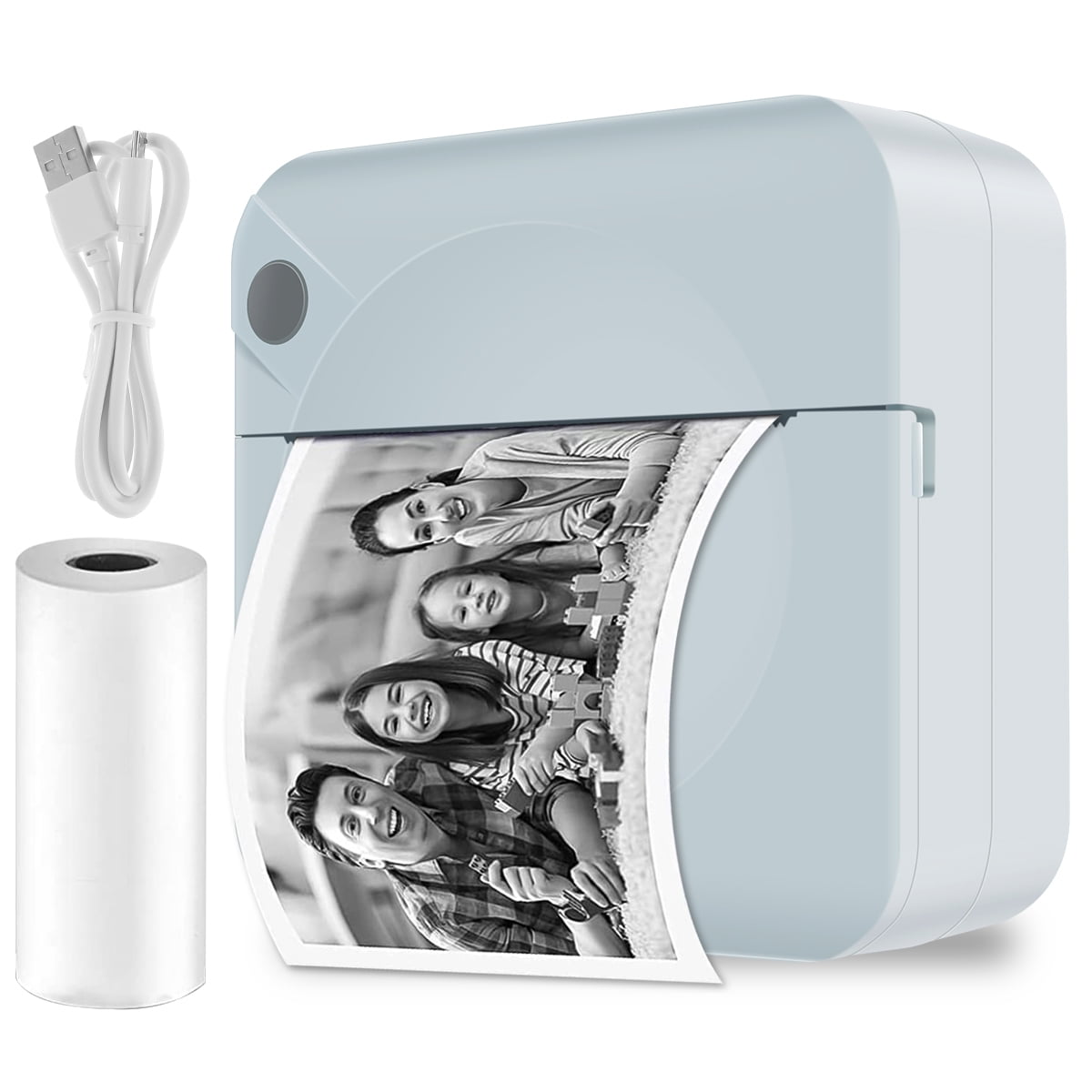 Mini Pocket Printer,BVRO Thermal Printer for Label,Text Memo,Receipt ...