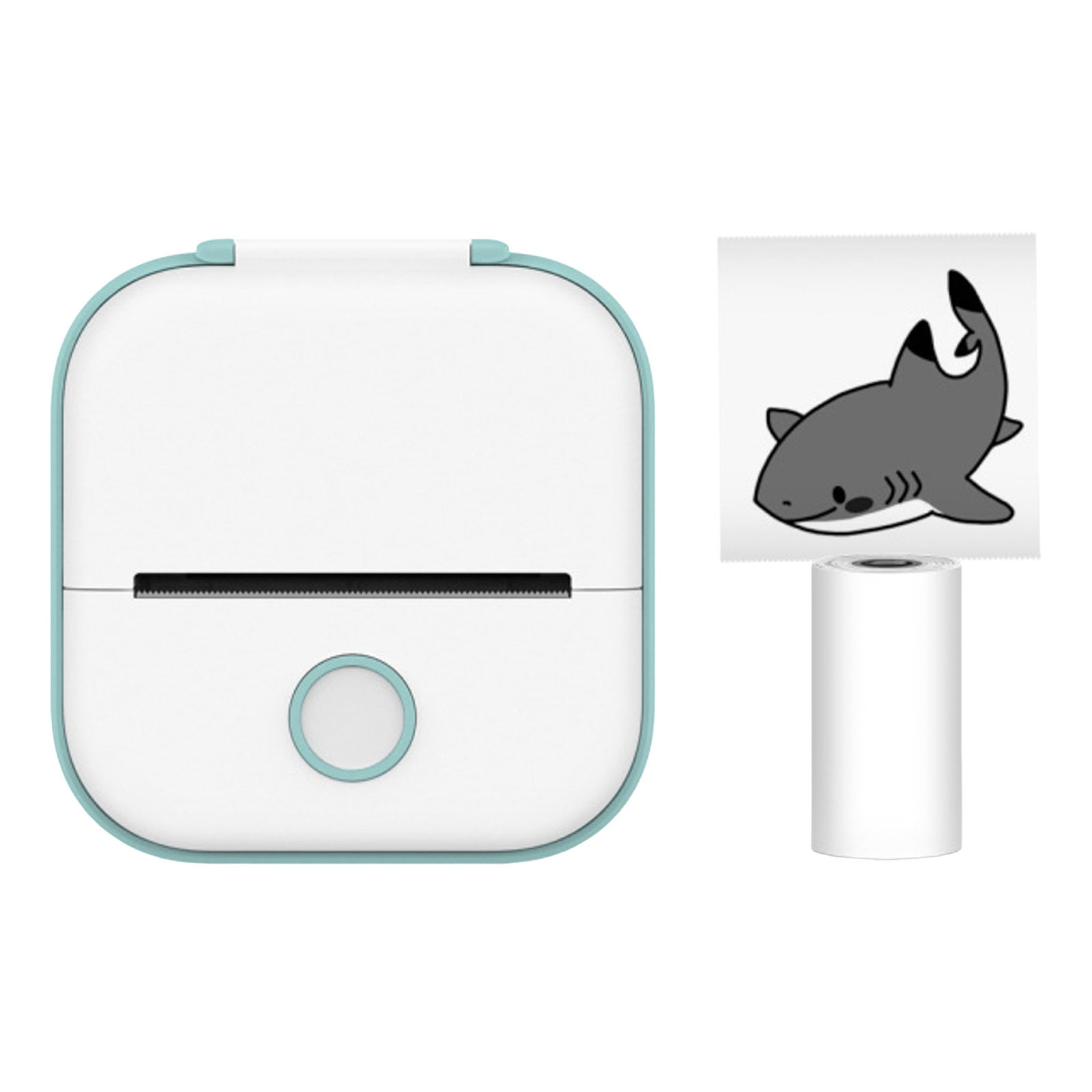 Mini Pocket Printer- Bluetooth Mini Mobile Thermal Printer Compatible with Android & iOS ...