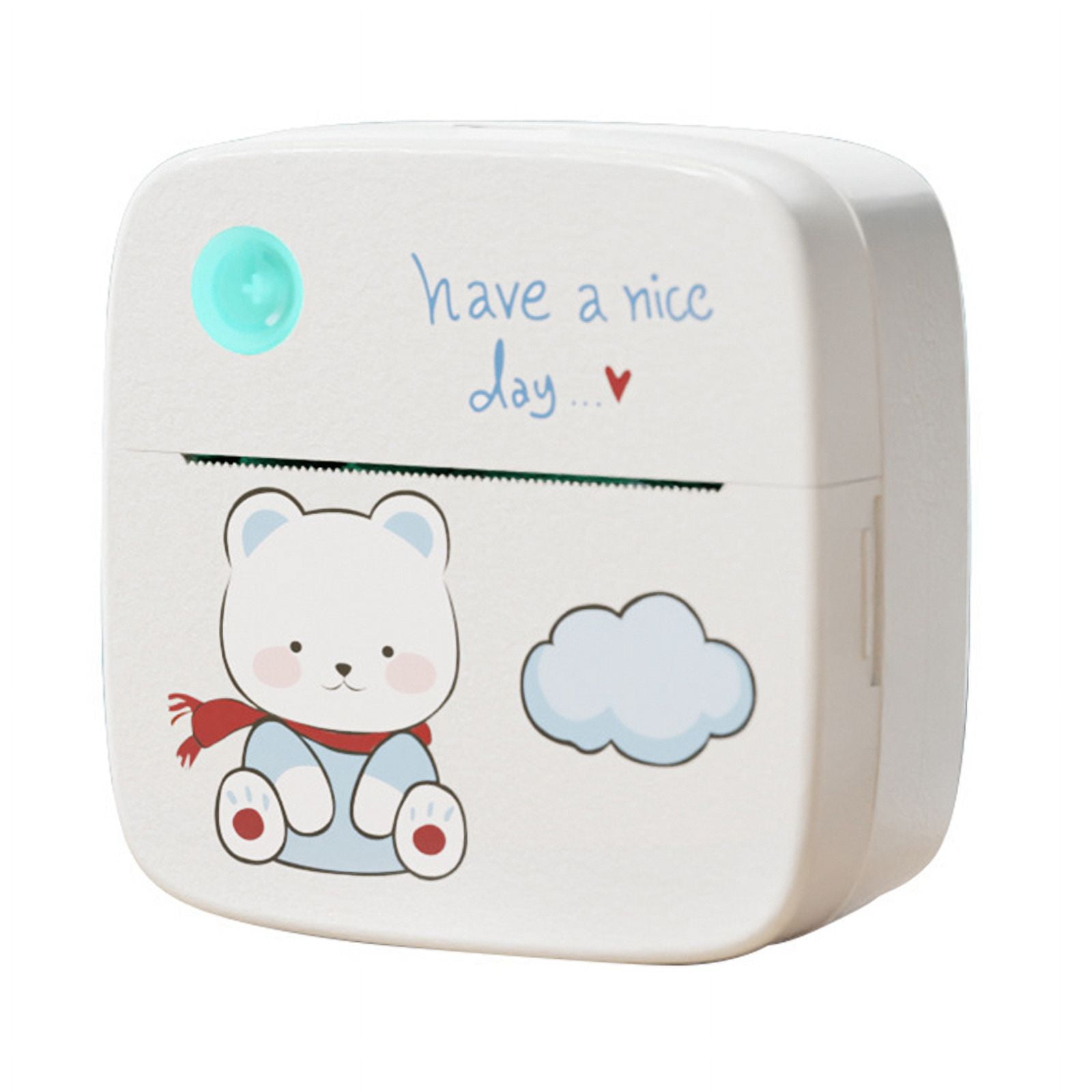 Mini Pocket Printer Portable Thermal Printer Inkless Pocket Printer ...