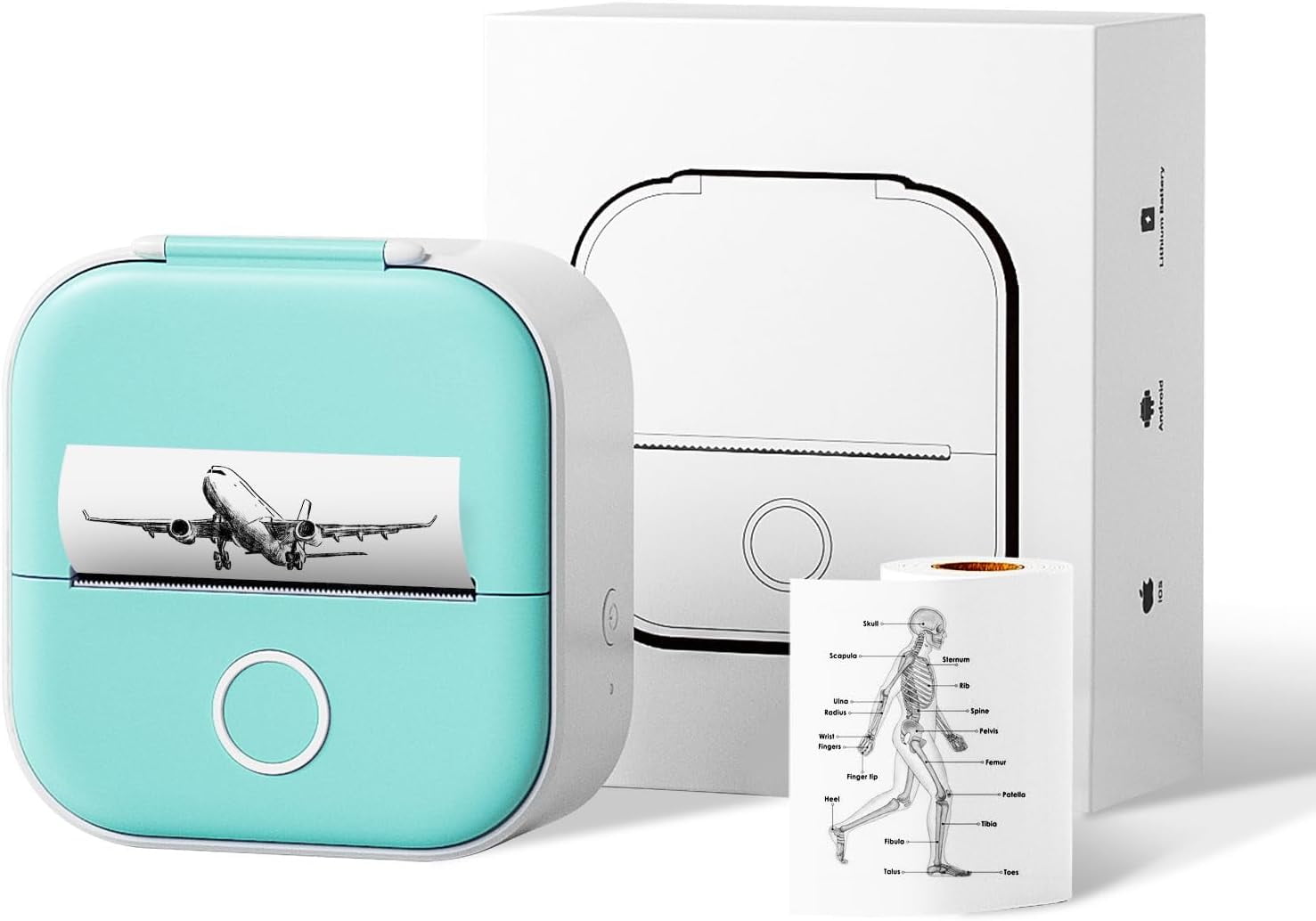 Mini Pocket Sticker Printer - T02 Receipt Printers Mini Printer ...