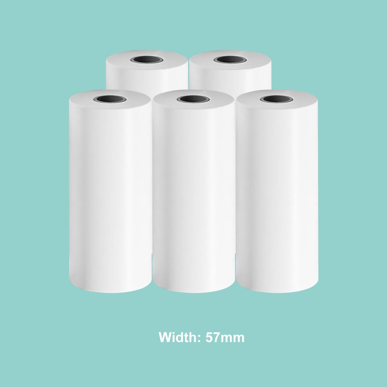 Mini Pocket Thermal Printer Wireless Inkless 200dpi Photo Label Memo ...