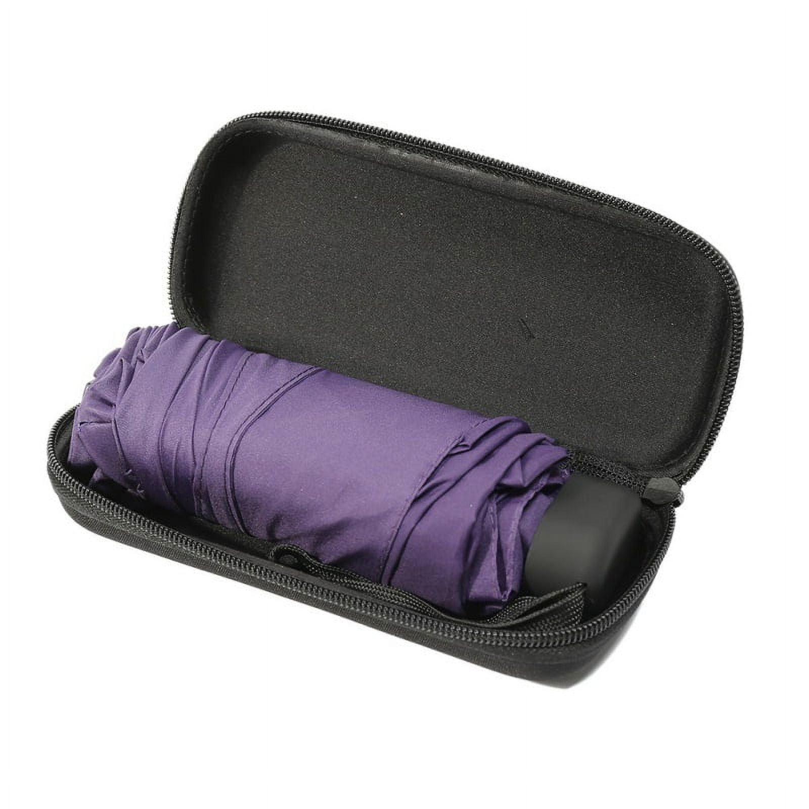 Mini Pocket Travel Umbrella with Case - Small, Compact Umbrella for ...