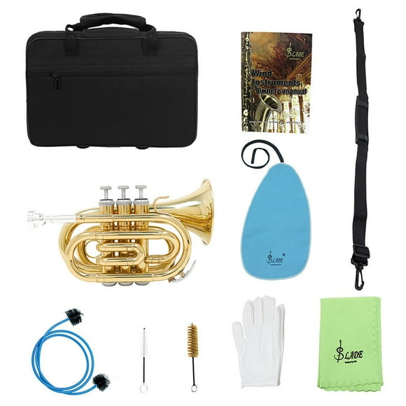 Mendini Pocket Trumpet