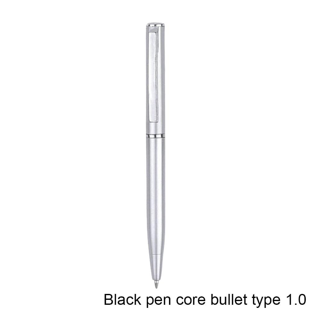 Mini Pocket-size Ballpoint Pen Metal Rotating Small Portable Oil Cute ...