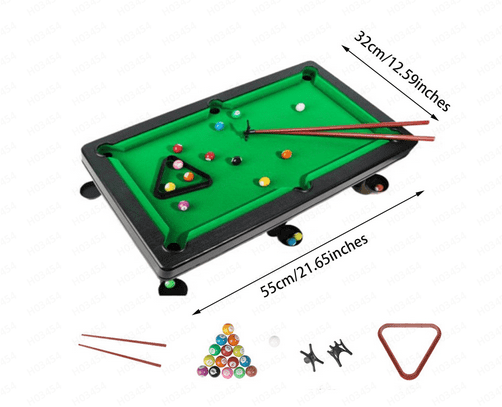 Mini Pool Table Tabletop Portable Desktop Billiard Set Snooker Game ...