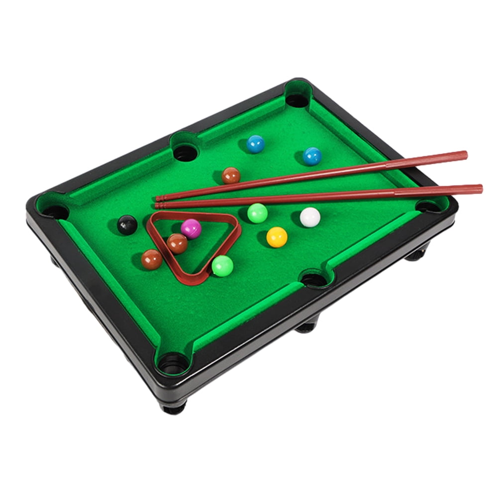 Mini Pool Table Under $15 WLIZJ Desktop Billiard Set with 2 Sticks ...