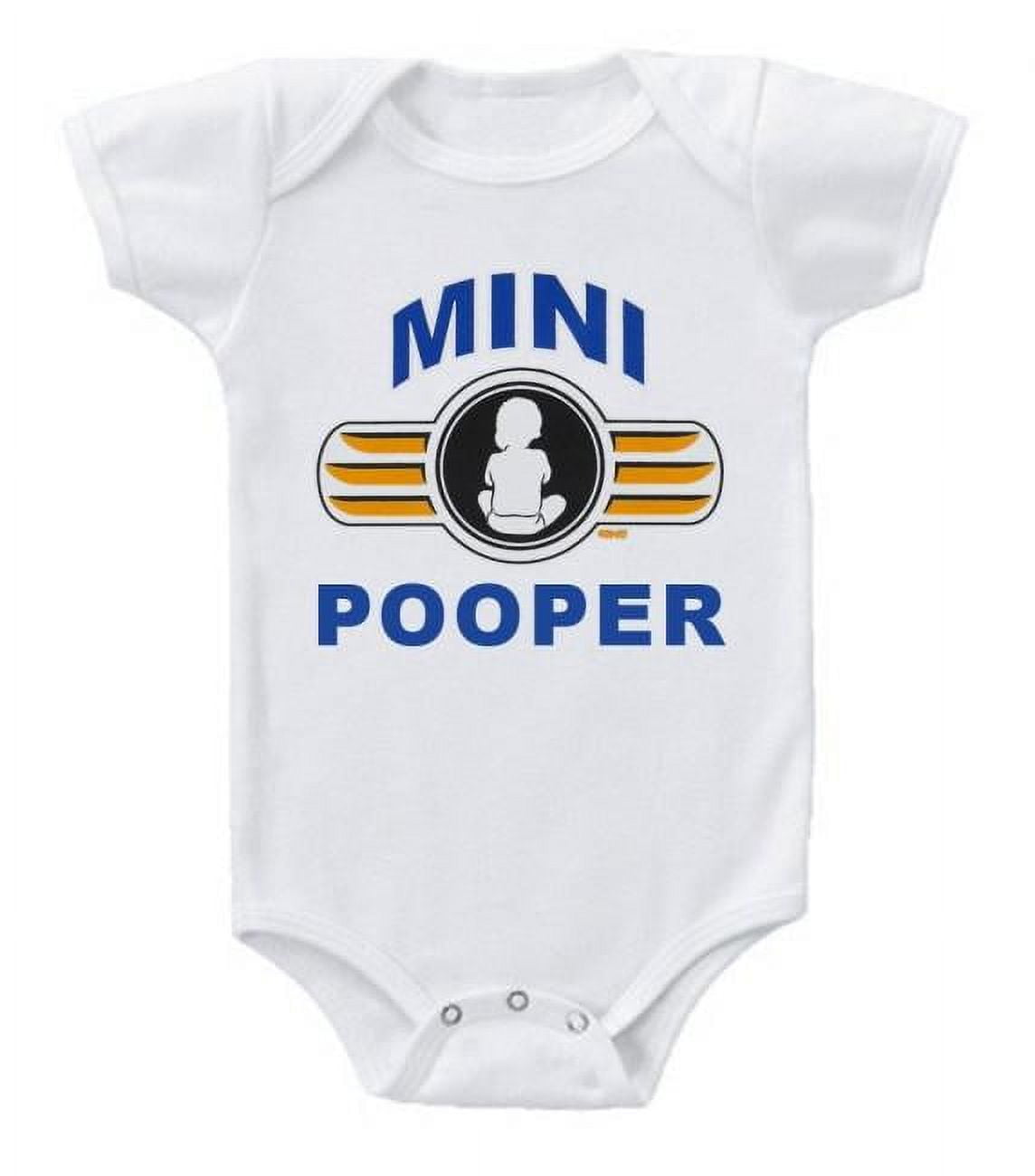 Mini Pooper Funny Baby Bodysuit - Walmart.com