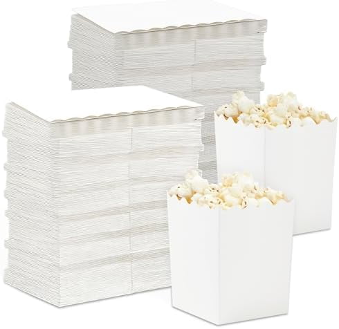 Mini Popcorn Boxes, 200 Pack Small Popcorn Containers for Party, Movie ...
