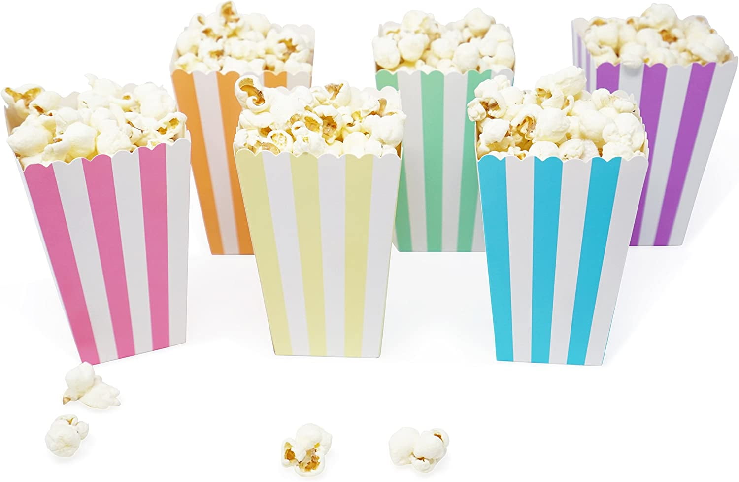 Mini Popcorn & Candy Favor Treat Boxes For Birthday, Bridal and Baby ...