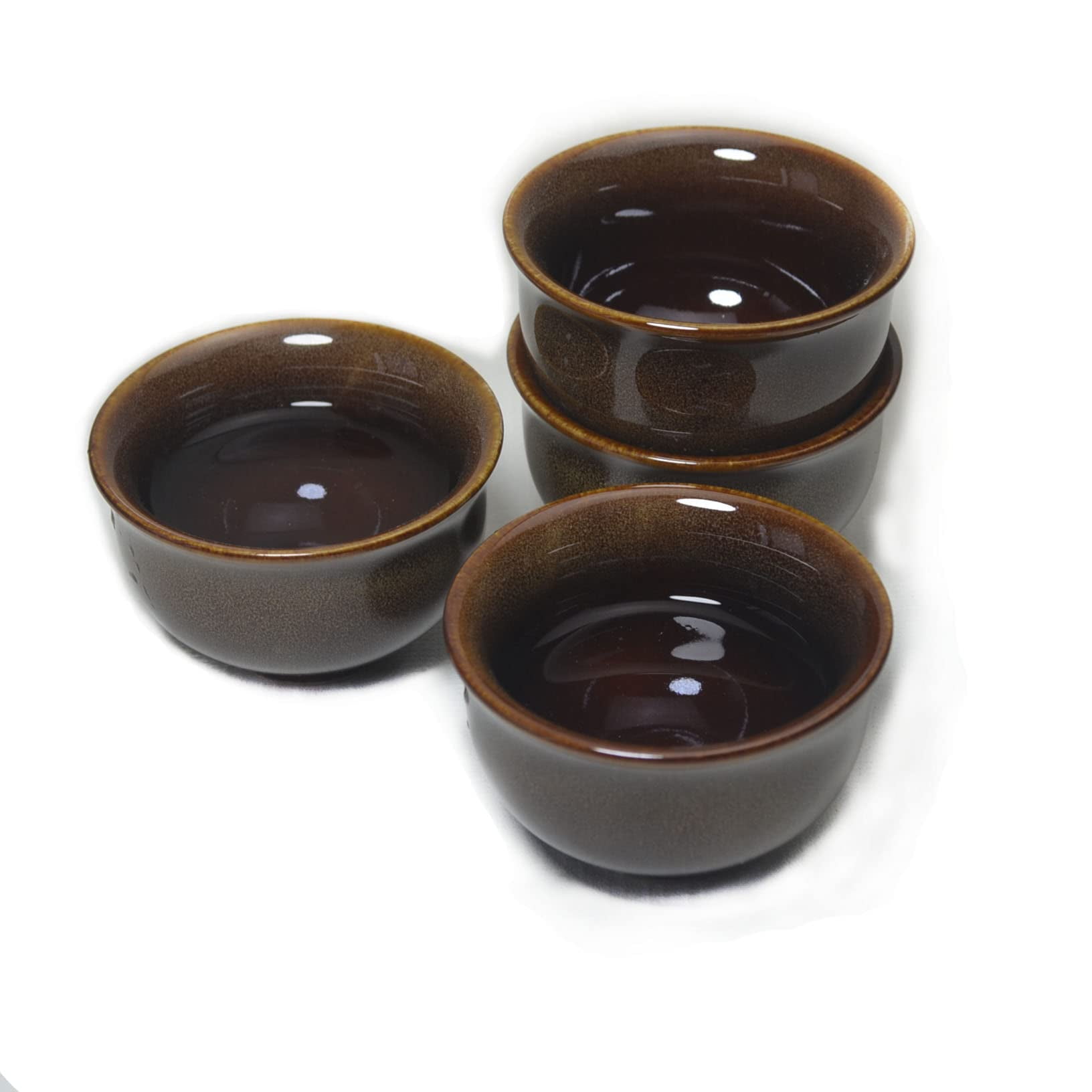 Mini Porcelain Cup Colourful Ceramic Tea Cup with Kiln Glaze Cups 2.5oz ...