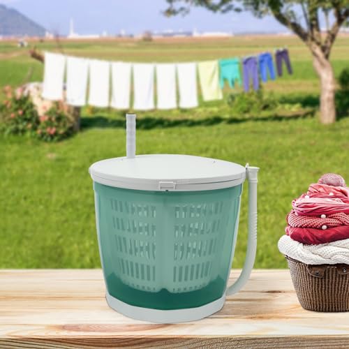 Mini Portable 2 in 1 Manual Non-Electric Washing Machine, Clothes Spin ...