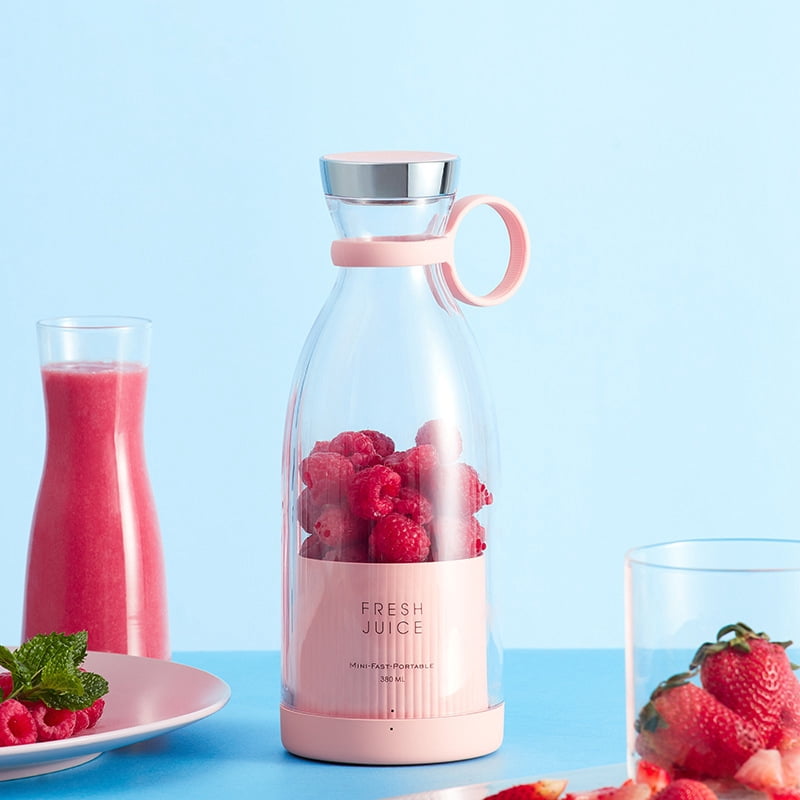 Mini Portable 350ml Electric Juicer Blender Bottle, USB Rechargeable ...