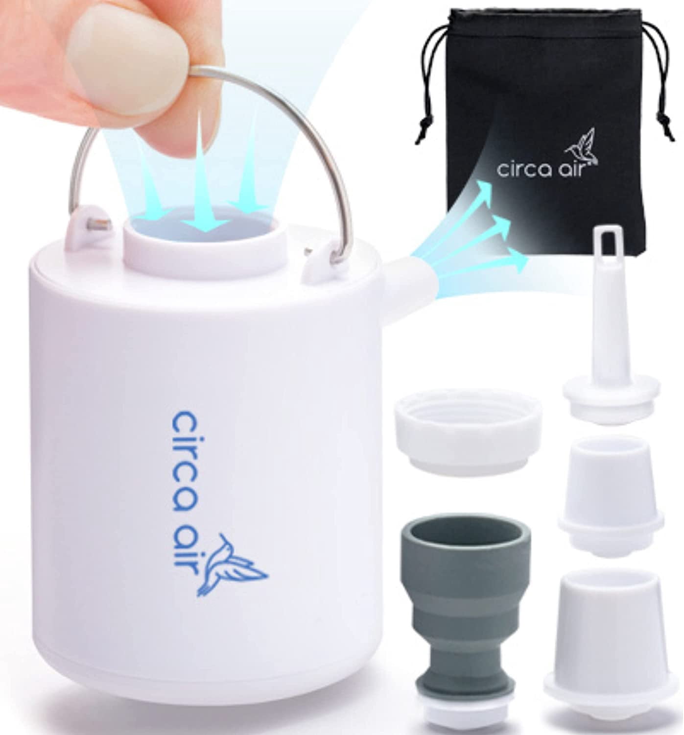 Mini Portable Air Pump for Inflatables, Mattress Sleeping Pad ...