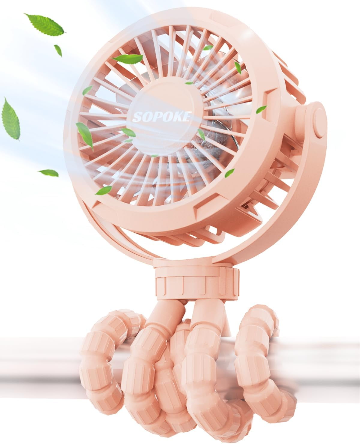 Mini Portable Baby Stroller Fan,3 Speed Personal Handheld Fan,Battery ...