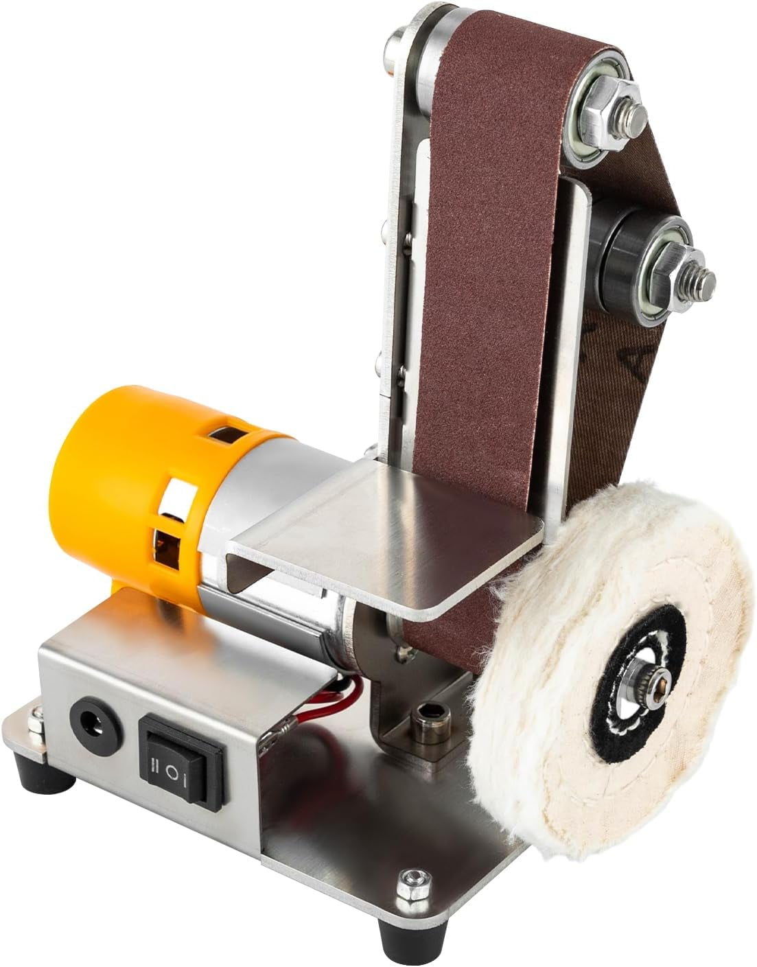 Mini Portable Belt Sander, 7 Adjustable Speed Table Top Grinder ...