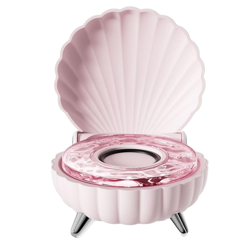 Mini Portable Bluetooth Speaker, LED Seashell Small Bluetooth Speaker ...