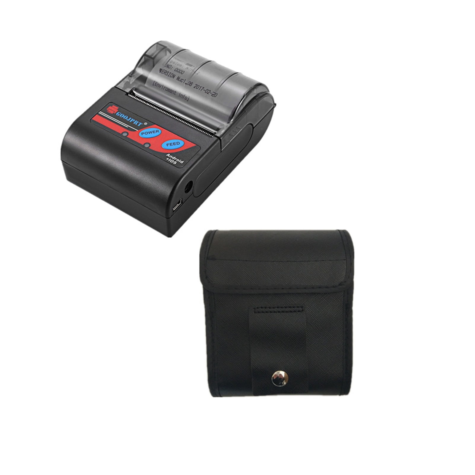 Mini Portable Bluetooth Wireless Thermal Receipt Printer Mobile Bill ...