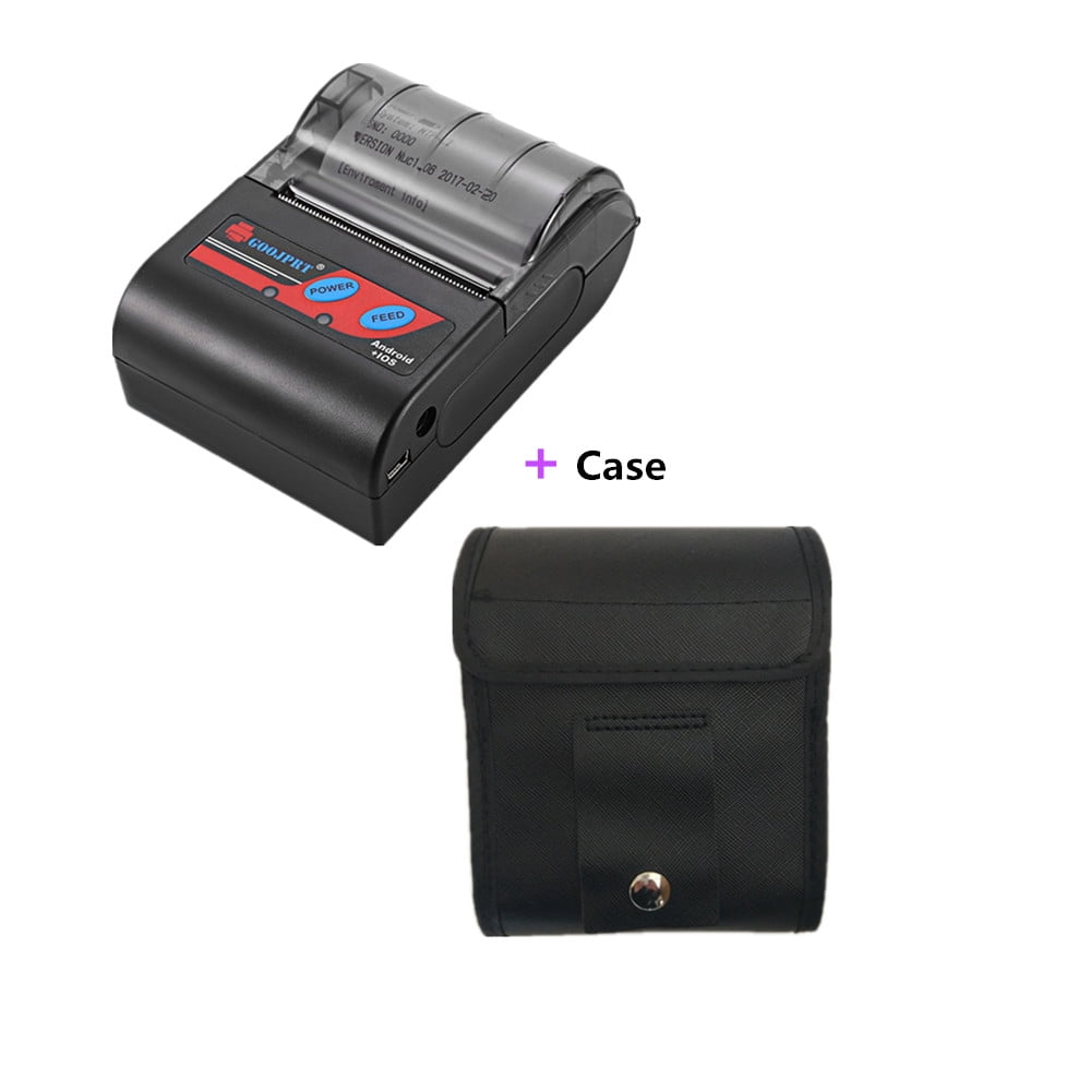 Mini Portable Bluetooth Wireless Thermal Receipt Printer Mobile Bill Printers 58mm Paper ...